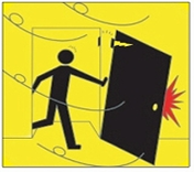 Please be careful when opening and closing the door in strong winds ...